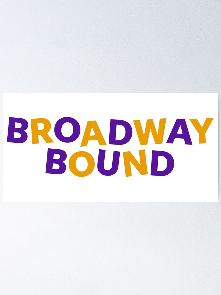 "Broadway bound aladdin edition" Poster for Sale by taylor-lang | Redbubble