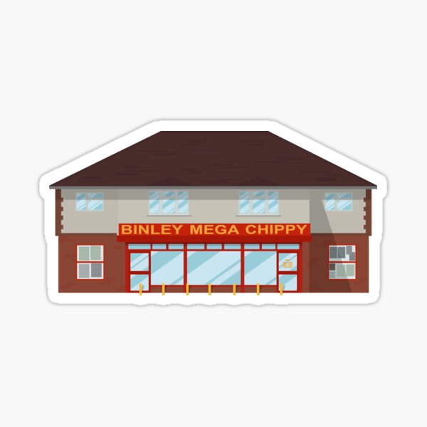 "Binley Mega Chippy | TikTok Design" Sticker for Sale by SebFranklin ...