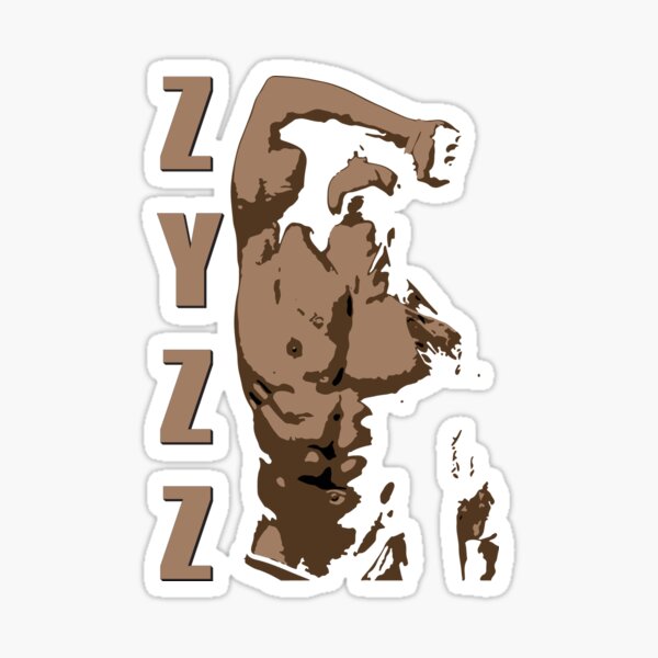"Zyzz Pose Zyzz Gym" Sticker for Sale by Tahoo | Redbubble