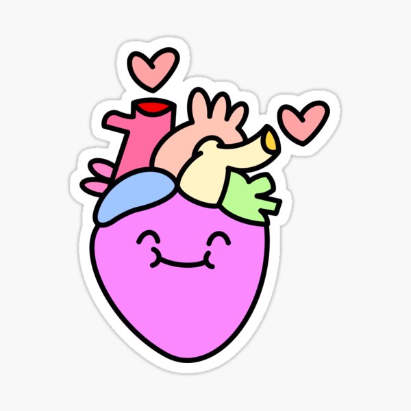 "Happy Heart" Sticker for Sale by PeelofALifeTime | Redbubble