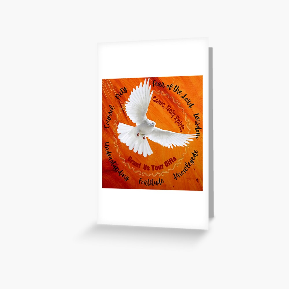 " Pentecost: Ask for Gifts of the Holy Spirit" Greeting Card by ...