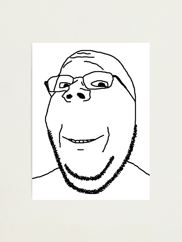 "Soyjak" Photographic Print for Sale by trifonas | Redbubble