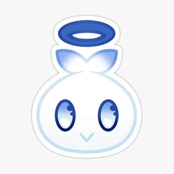 "Angelic Hero Chao" Sticker by foxwozzy | Redbubble