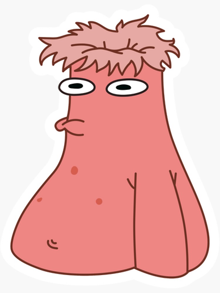 "Shocked Patrick Star" Sticker for Sale by bowenfred38 | Redbubble