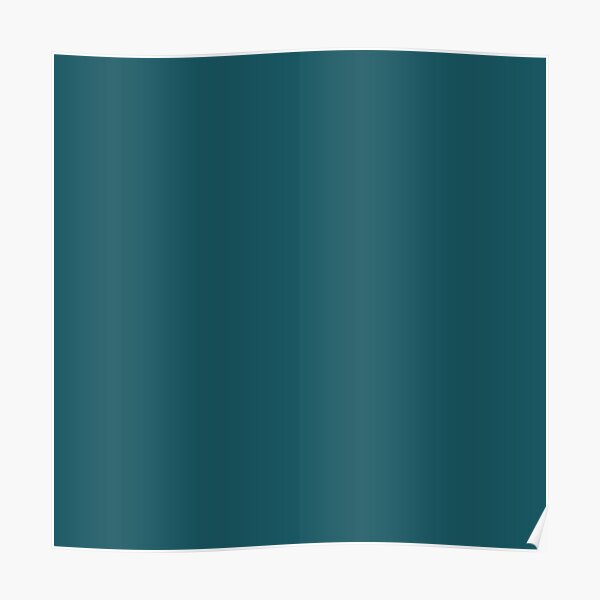 "Dark Turquoise Solid Color" Poster for Sale by patternplaten | Redbubble