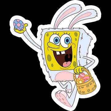 "Easter Bunny SpongeBob" Poster for Sale by bowenfred38 | Redbubble