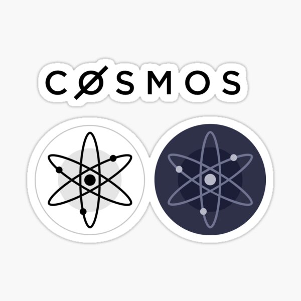 "Cosmos cryptocurrency - Cosmos ATOM" Sticker for Sale by karimhodo | Redbubble