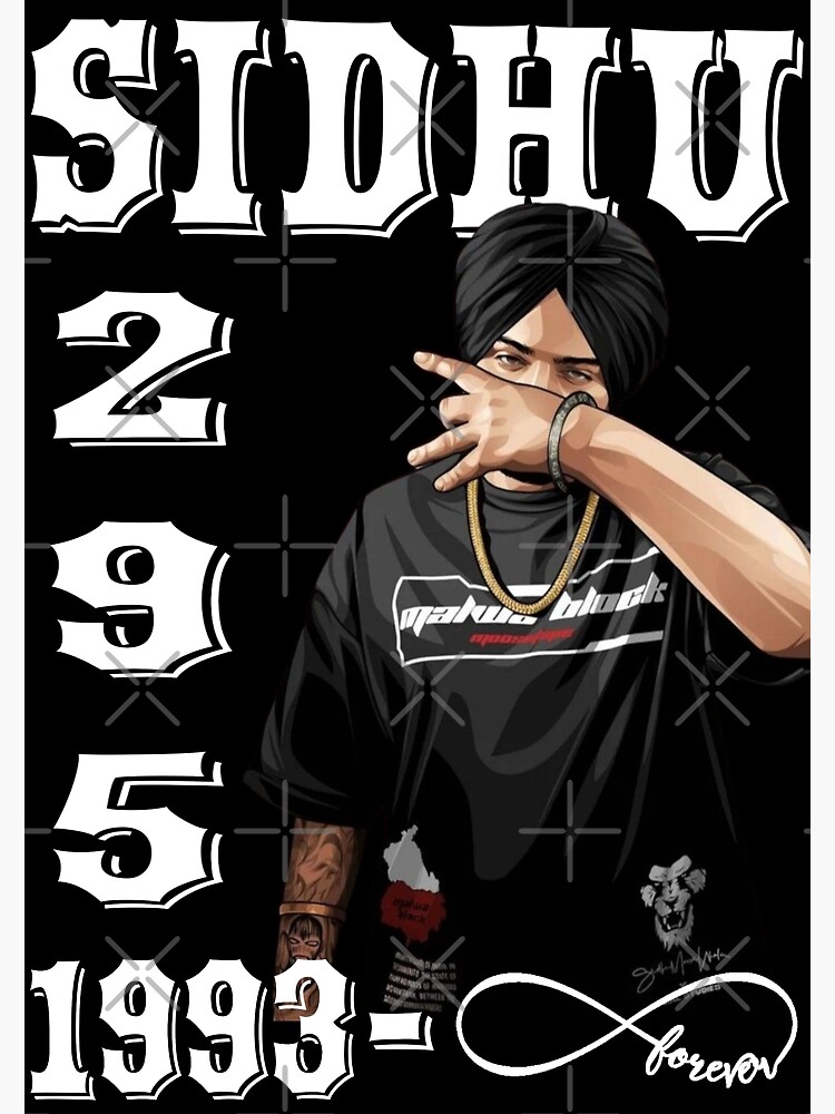 "sidhu moose wala sticker" Art Print for Sale by vpaints | Redbubble