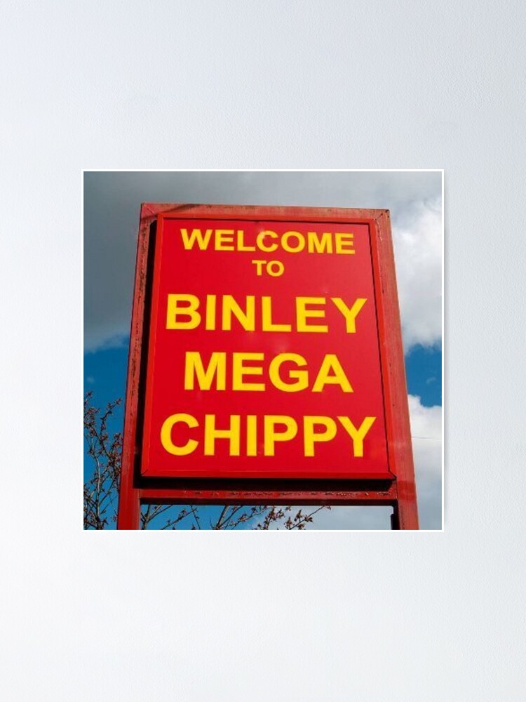 "Binley Mega Chippy sign - Coventry - Fish and Chips" Poster for Sale ...