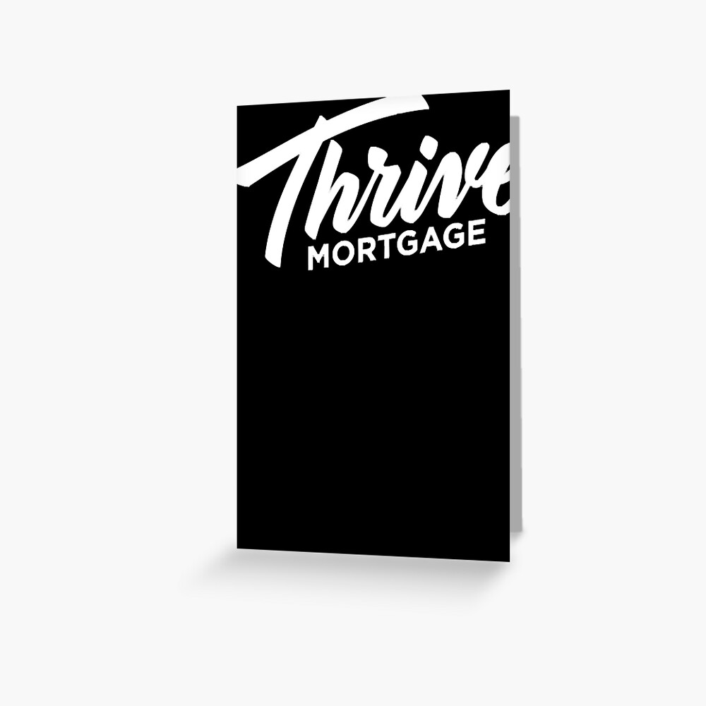 "White Thrive logo" Greeting Card for Sale by MichaelMurphyg | Redbubble