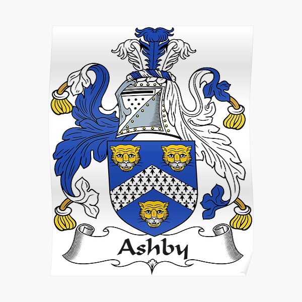 "Ashby " Poster for Sale by HaroldHeraldry | Redbubble