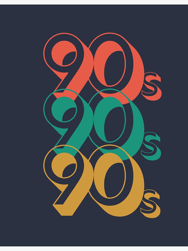 "90s vintage design" Sticker for Sale by alessia-diana | Redbubble