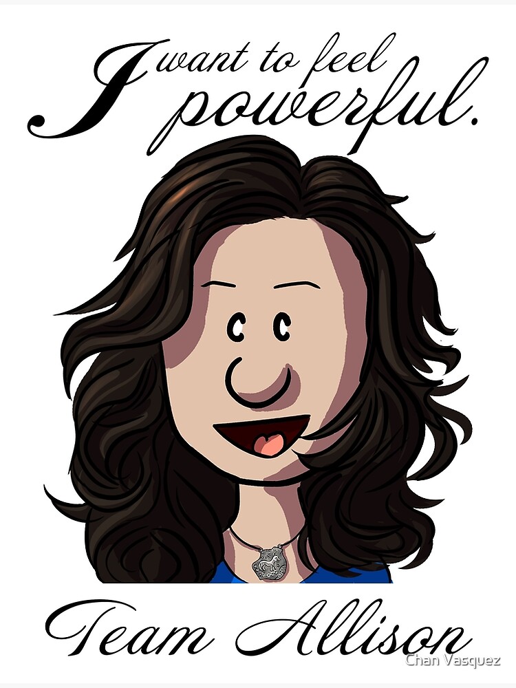 Póster «Retratos de lobo adolescente - Allison» de chanvasquez | Redbubble