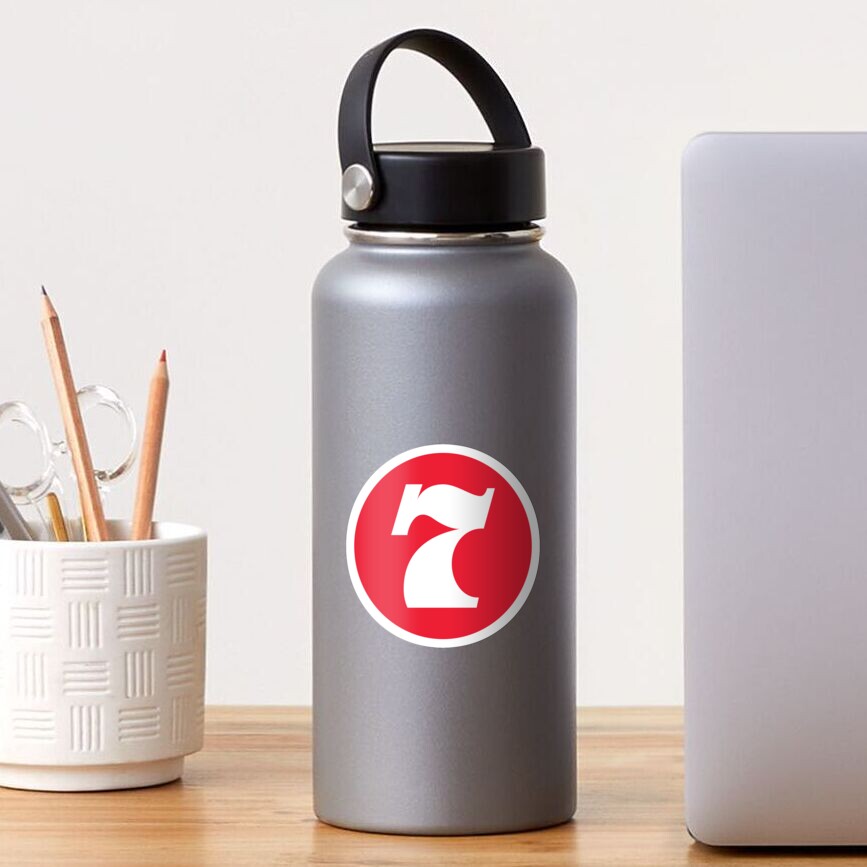 "Number 7" Sticker for Sale by jcoffeydesign | Redbubble
