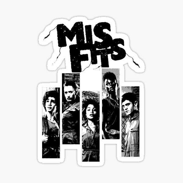 "Misfits" Sticker for Sale by allonsyx | Redbubble