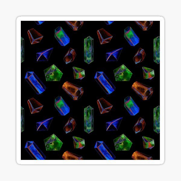 "Rocks, Crystals, Stones And Gems" Sticker for Sale by TeaFairyGardner ...