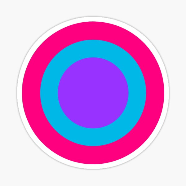 Androgyne Pride Flag Circle Sticker For Sale By Kiippers Redbubble