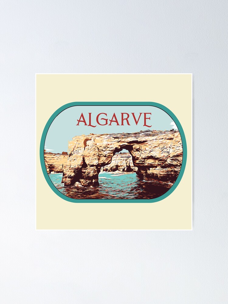 "Algarve Portugal vintage travel decal" Poster for Sale by Lemomo-Geo ...