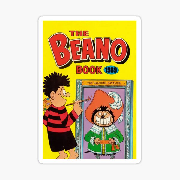 "The Beano book, 1989, Dennis the Menace and Gnasher" Sticker by ...