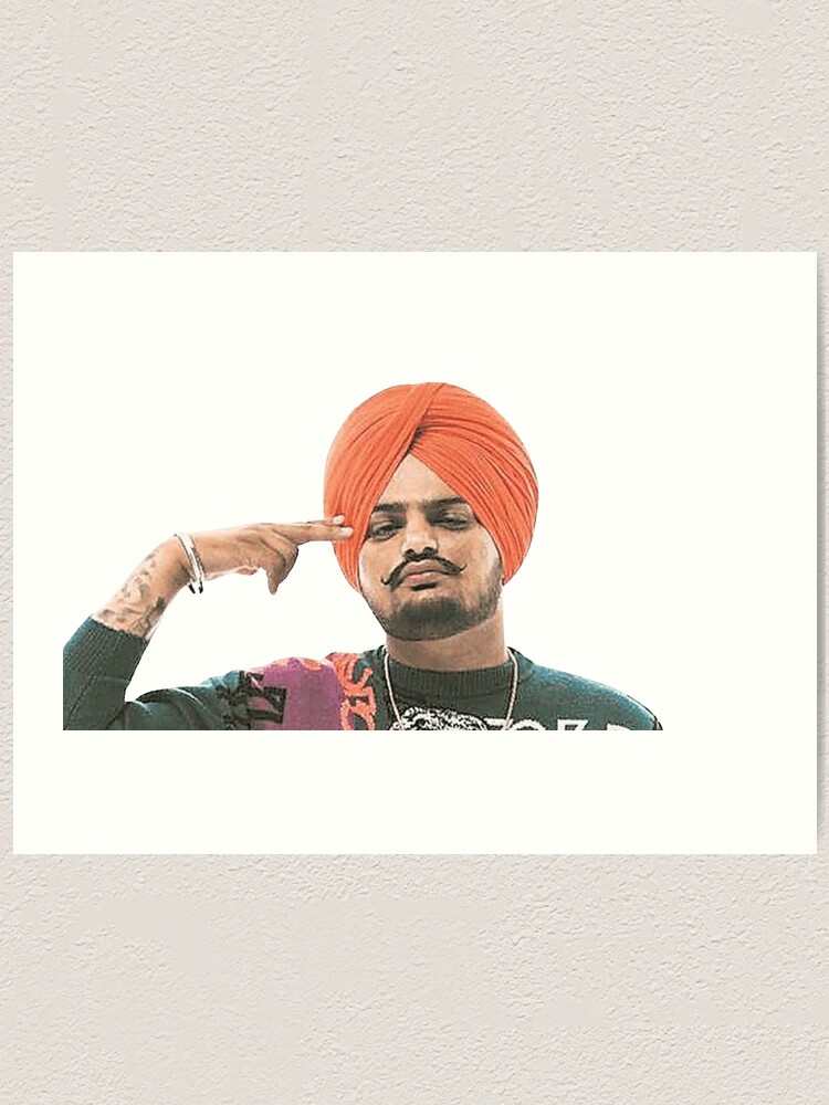 "Sidhu Moose Wala rip, Sidhu Moose Wala india rapper" Art Print for ...