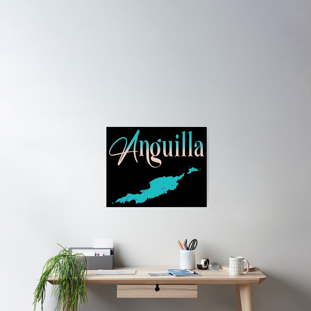 "Anguilla, Island, Vacation, Anguilla Gifts, Souvenir, " Poster for ...