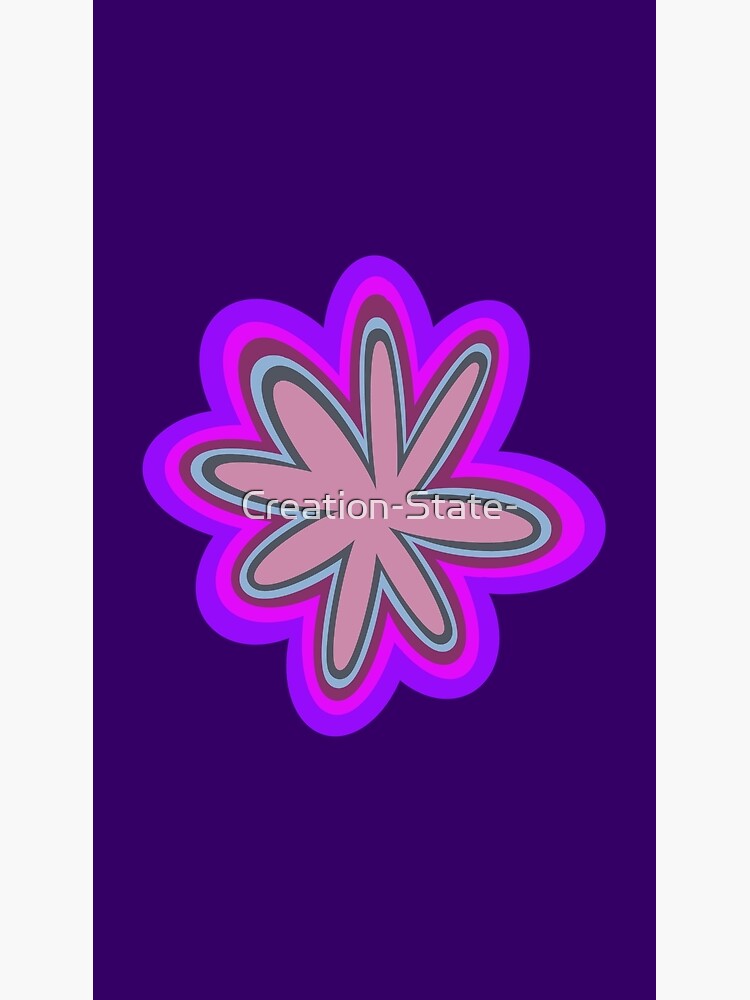 "Funky Flower" Poster for Sale by Creation-State- | Redbubble