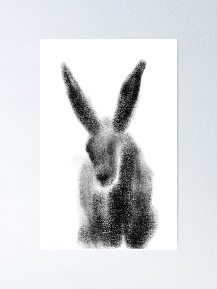"Shadow Rabbit " Poster for Sale by Dragon-Snail | Redbubble
