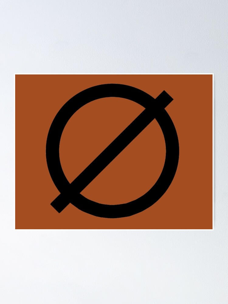 "Neutrois Symbol" Poster for Sale by kiippers | Redbubble