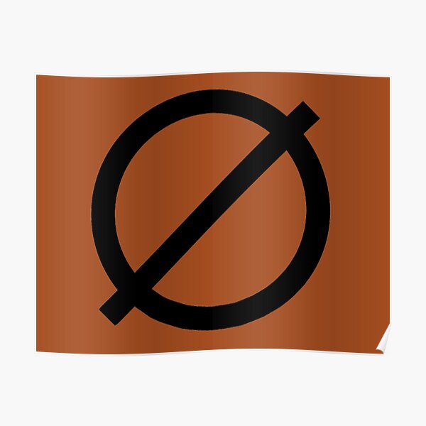 "Neutrois Symbol" Poster for Sale by kiippers | Redbubble