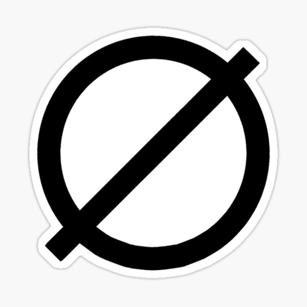 "Neutrois Symbol" Sticker for Sale by kiippers | Redbubble