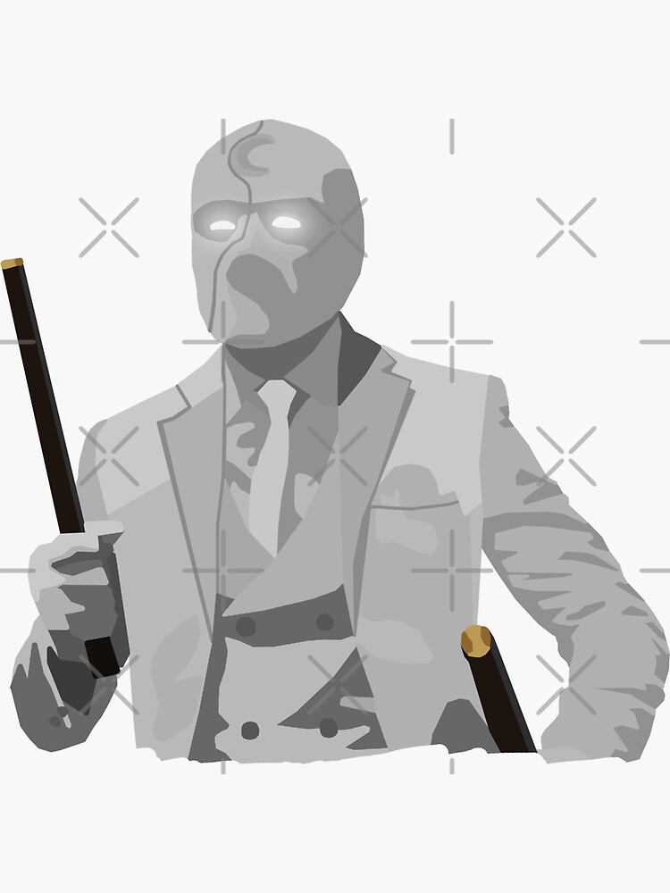 "Mr-Knight " Sticker for Sale by DAFLASH | Redbubble