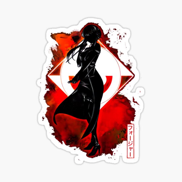 "YOR FORGER" Sticker for Sale by AnimeMart07 | Redbubble