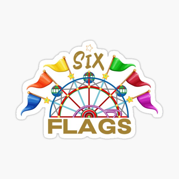 "Six Flags Great Adventure" Sticker for Sale by Ras-man93 | Redbubble