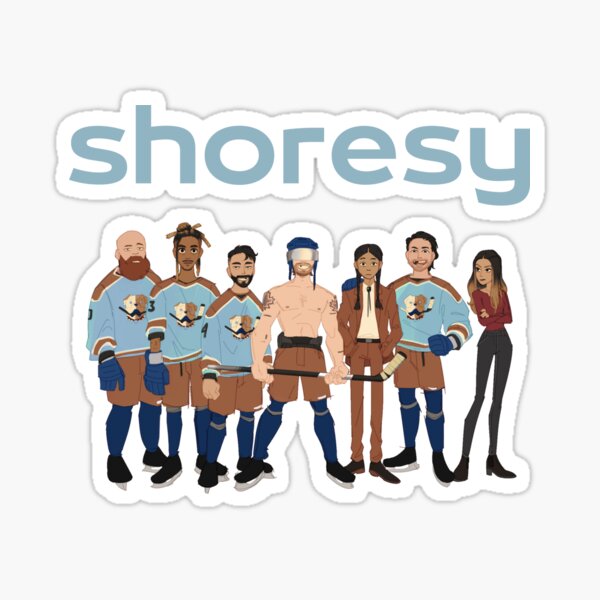 "shoresy" Sticker for Sale by adrennaline | Redbubble