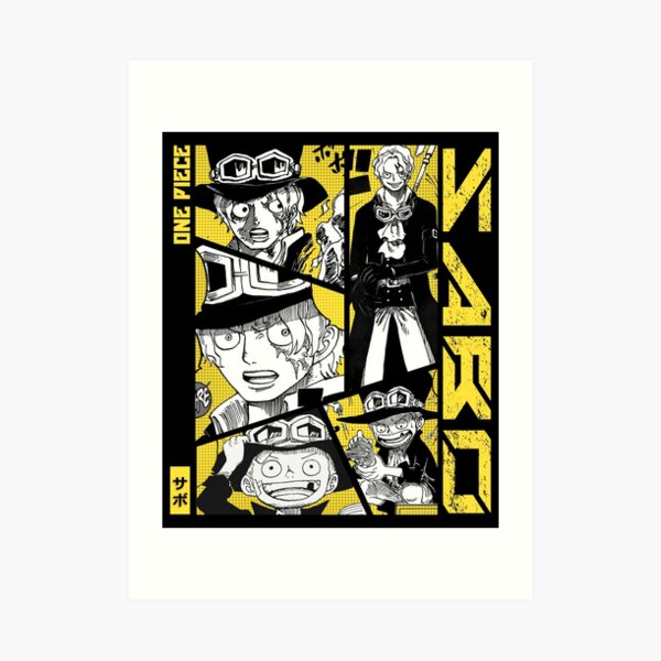 "Sabo Manga Panel" Art Print for Sale by Nivrowide | Redbubble