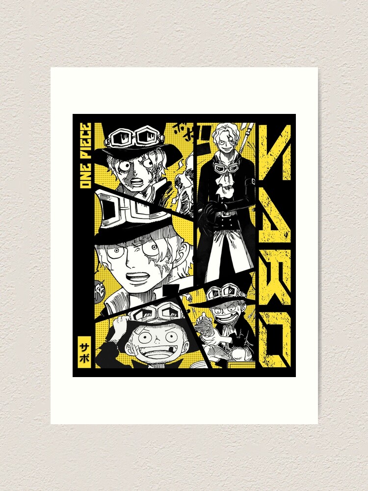 "Sabo Manga Panel" Art Print for Sale by Nivrowide | Redbubble