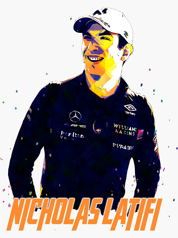 "Nicholas latifi" Sticker for Sale by Peter1719 | Redbubble