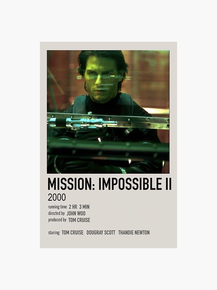 "mission impossible movie card" Sticker for Sale by paytonhd | Redbubble