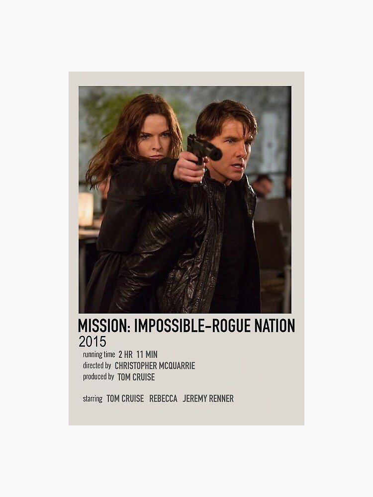 "mission impossible movie card" Sticker for Sale by paytonhd | Redbubble