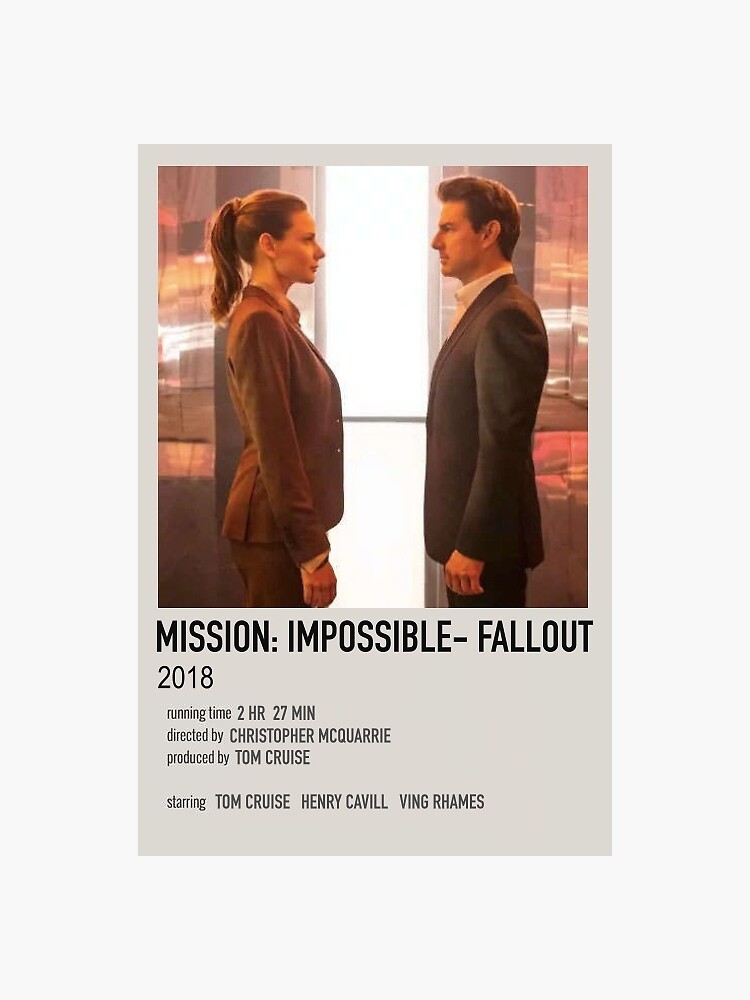 "mission impossible movie card" Sticker for Sale by paytonhd | Redbubble
