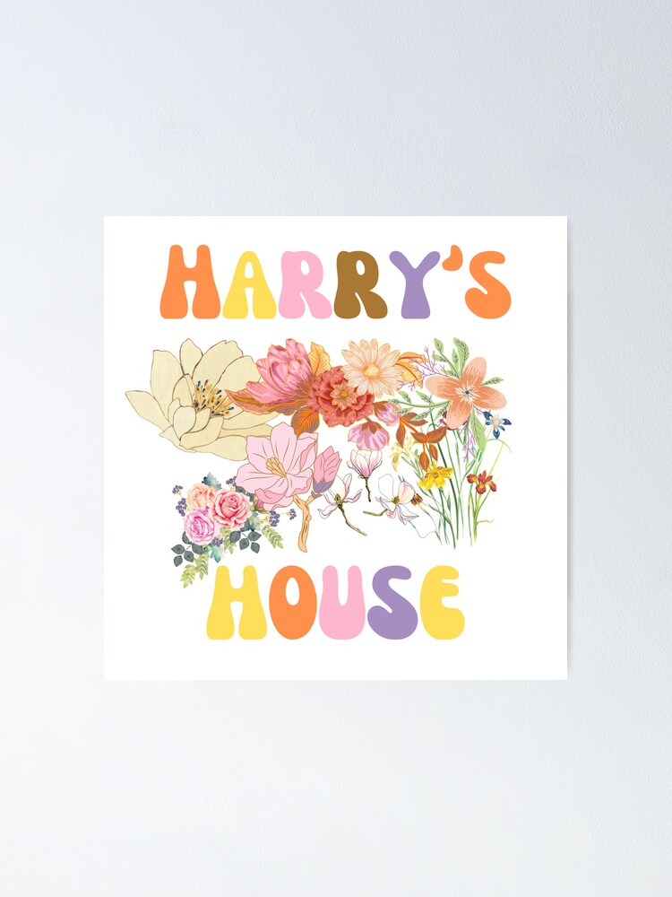 "Harry's House Harry Styles New Album Cute Design Merch" Poster for ...