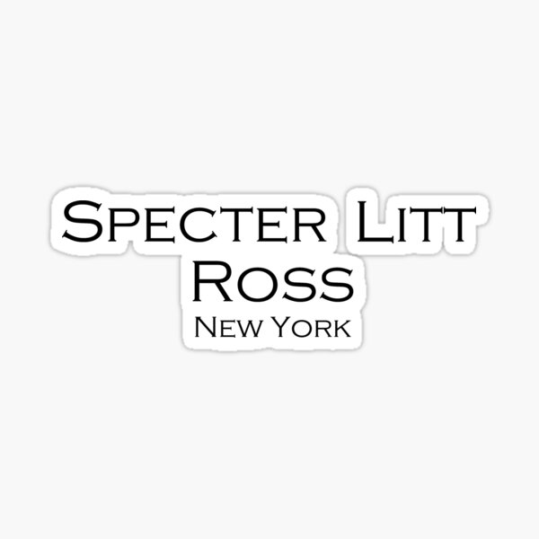 "Specter Litt Ross" Sticker for Sale by HandDrawnTees | Redbubble
