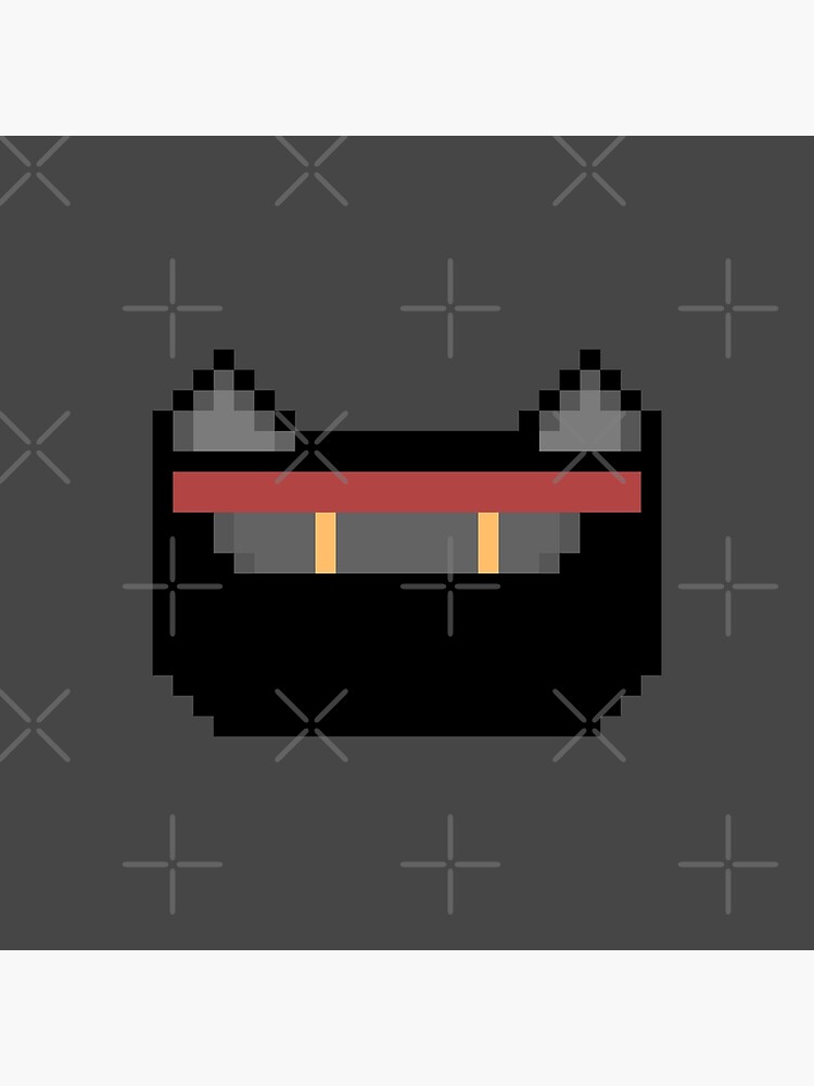 "4bit ninja cat" Poster for Sale by Pluviophiles | Redbubble