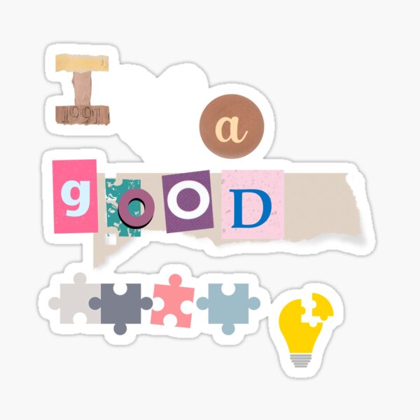 "Puzzle solving hobby " Sticker for Sale by Devinranae | Redbubble