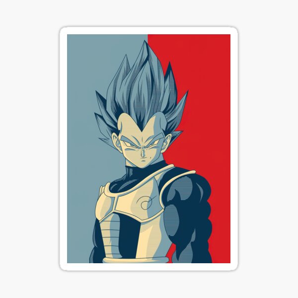 "Dragon Ball Vegeta" Sticker for Sale by JodyBoling | Redbubble