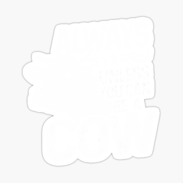 "Cow animal coward" Sticker for Sale by SanSongYF | Redbubble