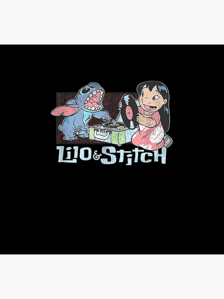 "Lilo amp; Stitch Record Player T-Shirt" Poster for Sale by AndreSonnen ...