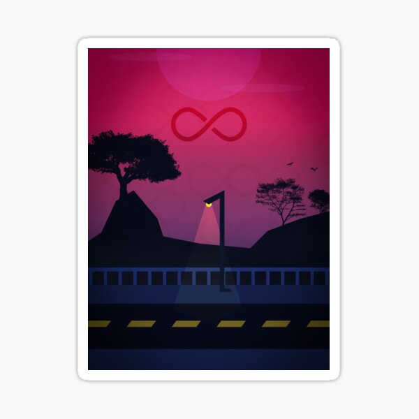 "Infinite Horizon" Sticker for Sale by N-PD | Redbubble