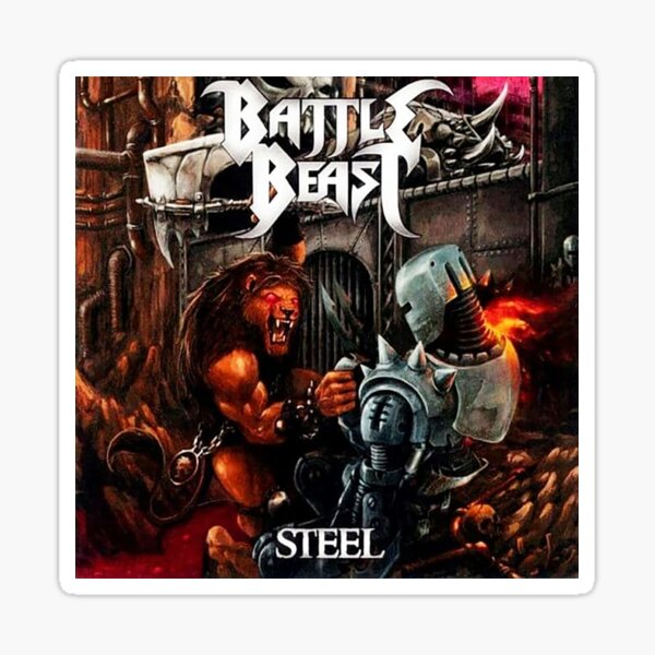 "steel battle" Sticker for Sale by arielleullrich | Redbubble