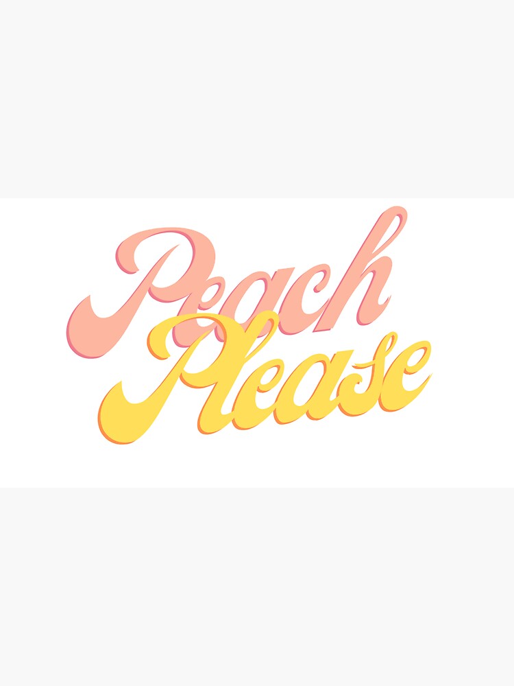 "Peach Please" Sticker for Sale by itsaspookypeach | Redbubble
